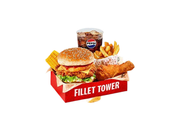 Fillet Tower Box Meal | NE GRUB