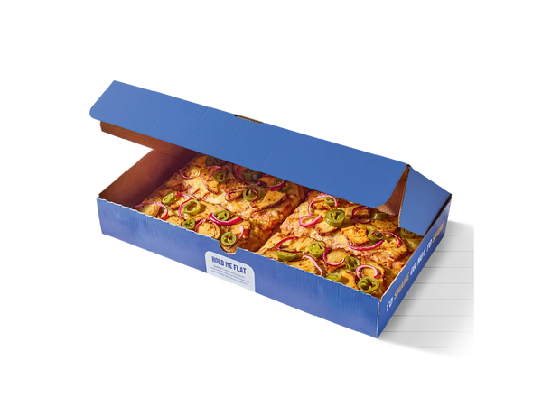 4 Slice Spicy Mexican Chicken Pizza Box | NE GRUB